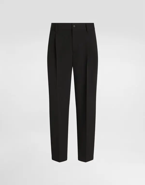 Dolce & Gabbana Wool Pants With Double Darts Pants And Shorts Wool
