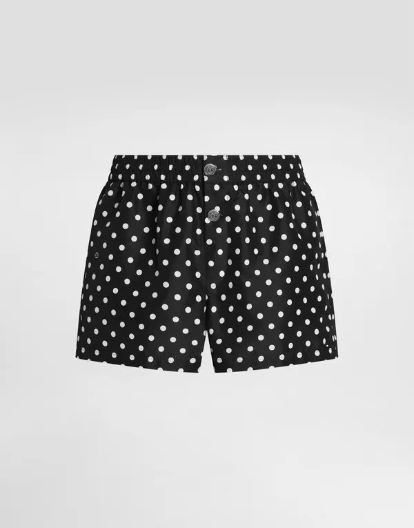 Dolce & Gabbana Polka Dot-print Swim Boxer Shorts Beachwear - Multicolor