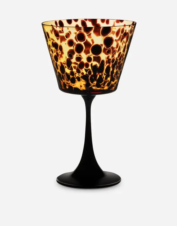 Dolce & Gabbana Hand-blown Murano Martini Glass Cocktail Glasses - Multicolor
