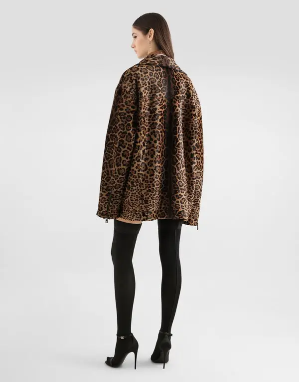 Dolce & Gabbana Pony Leo Shirt-style Jacket Coats And Jackets Multi-colored - Multicolor