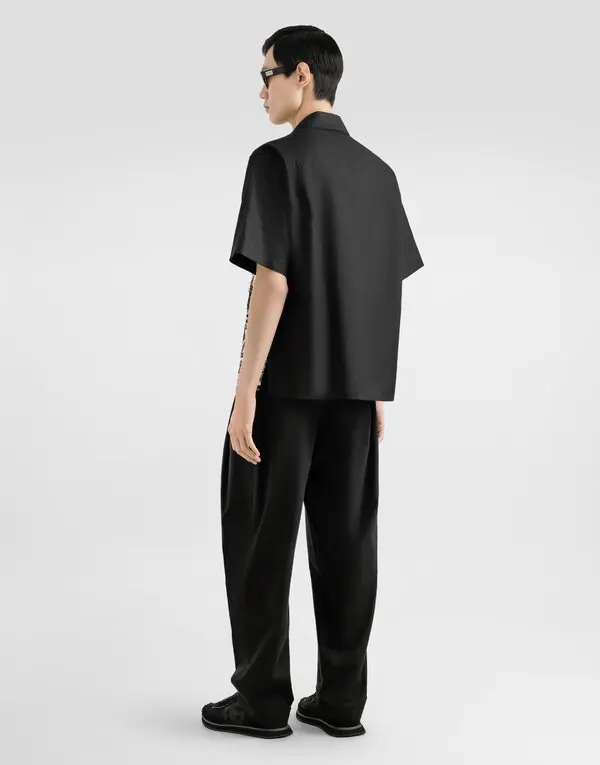 Dolce & Gabbana Poplin Trousers - Black