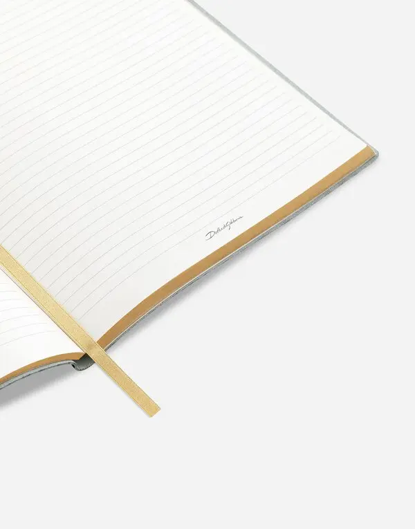 Dolce & Gabbana Large Ruled Notebook Leather Cover Notebooks