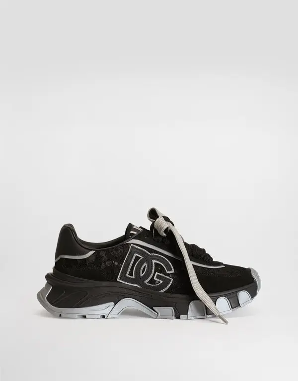 Dolce & Gabbana Dg Country Road Fabric Sneakers - Black