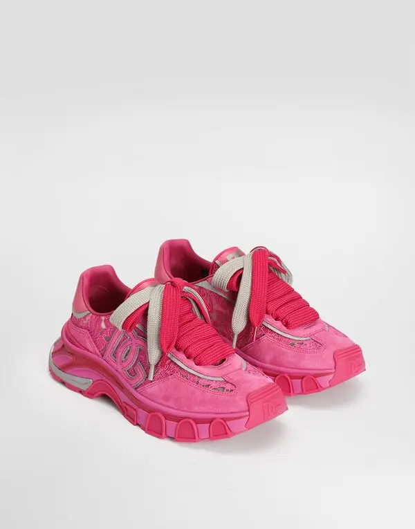 Dolce & Gabbana Dg Country Road Fabric Sneakers - Multicolor
