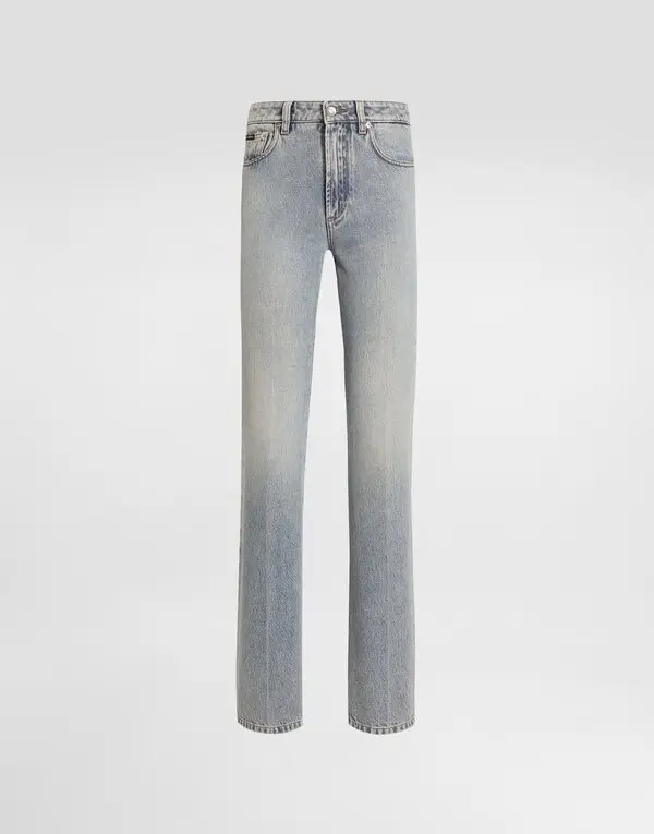 Dolce & Gabbana 5-pocket Denim Trousers Denim And Jeans Multi-colored - Multicolor