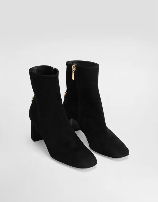Dolce & Gabbana Suede Ankle Boot Boots And Booties