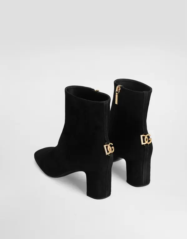 Dolce & Gabbana Suede Ankle Boot Boots And Booties