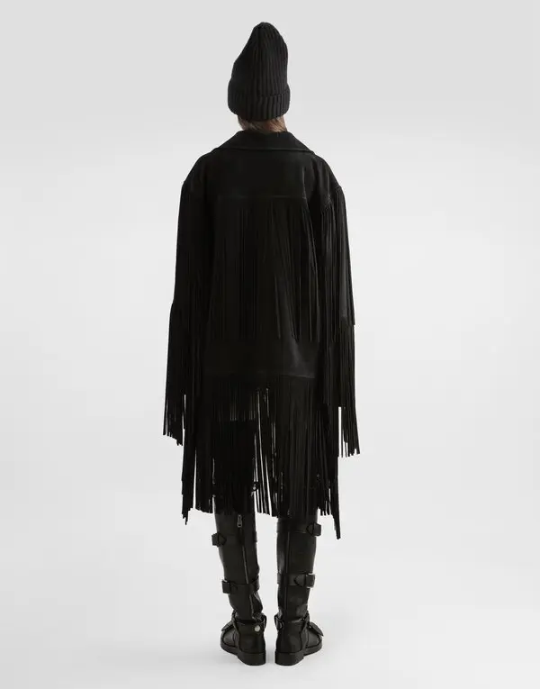Dolce & Gabbana Split Leather Jacket Coats And Jackets