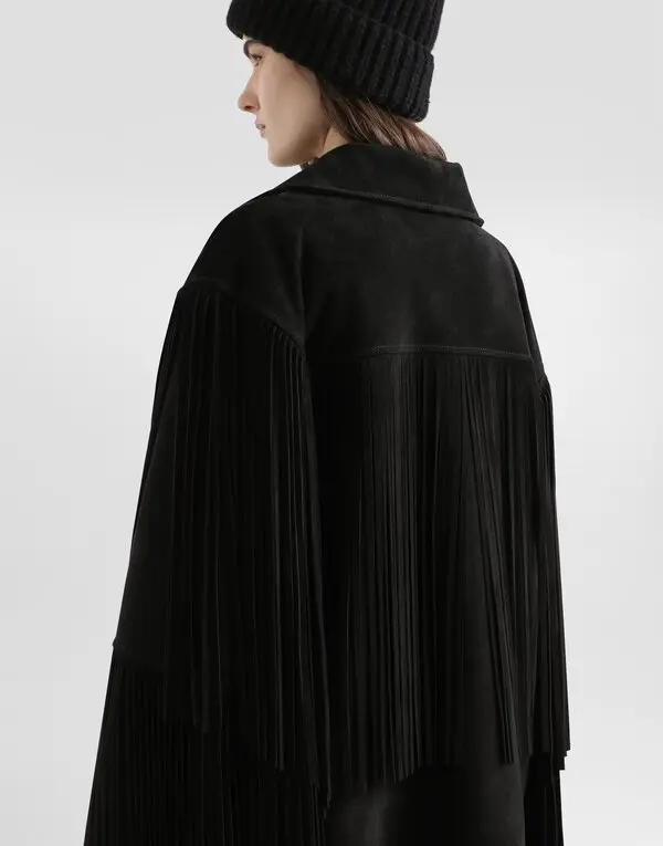 Dolce & Gabbana Split Leather Jacket Coats And Jackets