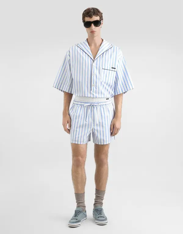 Dolce & Gabbana Striped Poplin Shirt Shirts