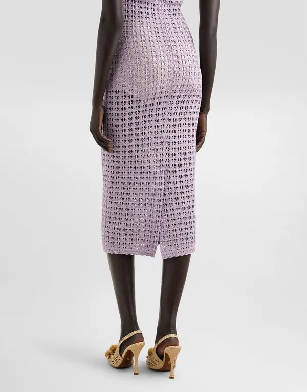Dolce & Gabbana Crochet Bustier Dress - Multicolor