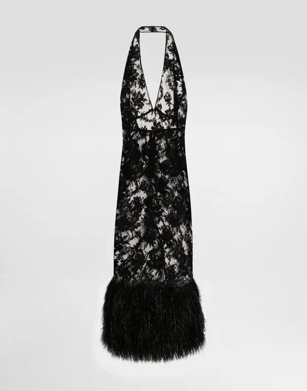 Dolce & Gabbana Chantilly Lace Dress Dresses Lace