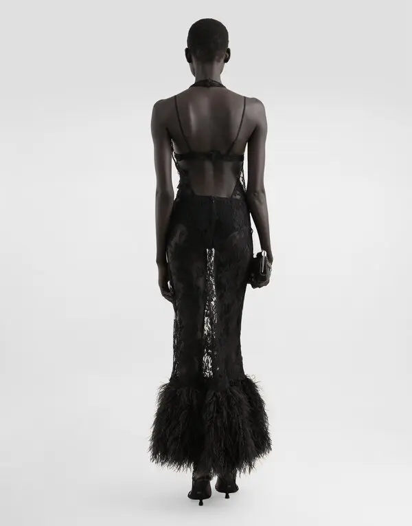 Dolce & Gabbana Chantilly Lace Dress Dresses Lace