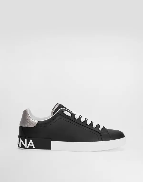 Dolce & Gabbana Sneaker Bassa Sneakers Multi-colored Leather - Black/silver