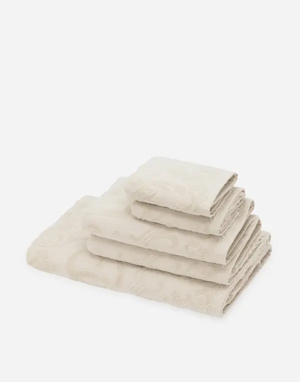 Dolce & Gabbana Set 5 Terry Cotton Towels Towel Sets - Multicolor