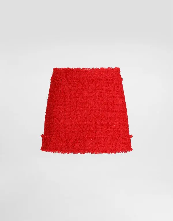Dolce & Gabbana Rachel Tweed Miniskirt Skirts