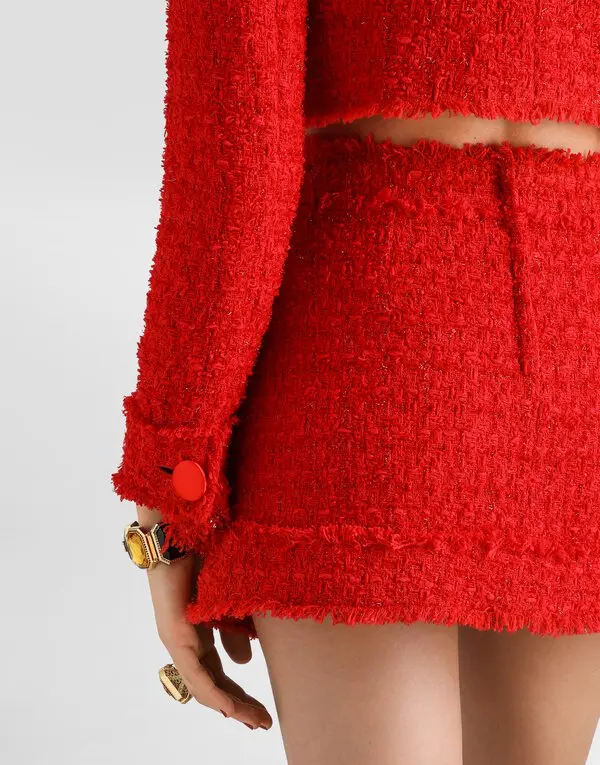Dolce & Gabbana Rachel Tweed Miniskirt Skirts