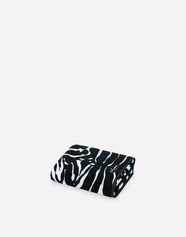 Dolce & Gabbana Terry Cotton Hand Towel Bath Towels - Multicolor