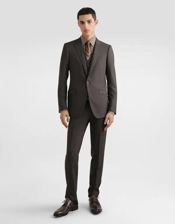 Dolce & Gabbana Ed Silk Twill Martini Shirt Shirts - Print