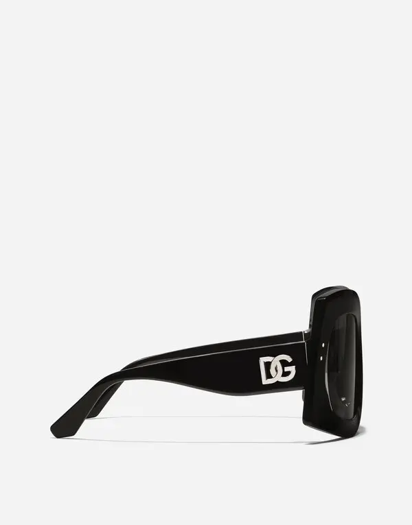 Dolce & Gabbana Dg Crossed Sunglasses Collection Acetate - Black