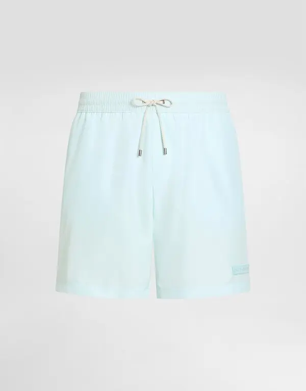 Dolce & Gabbana Canvas Swim Boxer Shorts Beachwear - Multicolor