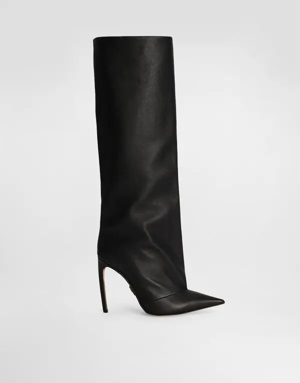 Dolce & Gabbana Devotion Calfskin Boots Boots And Booties