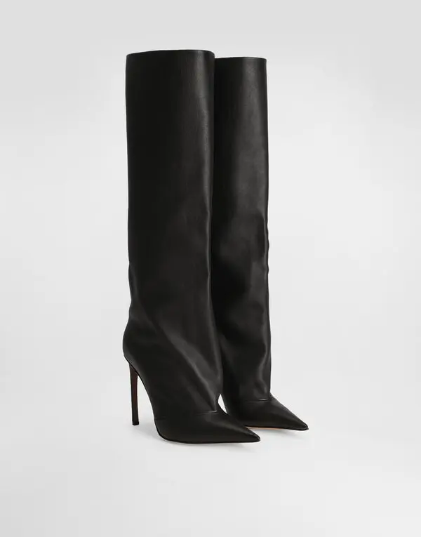 Dolce & Gabbana Devotion Calfskin Boots Boots And Booties