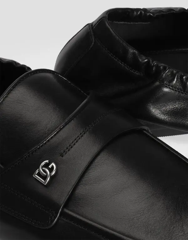 Dolce & Gabbana Calfskin Driver Shoes - Black