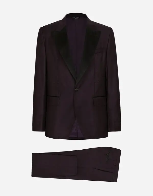 Dolce & Gabbana Single-breasted Tuxedo Suit Suits And Blazers - Multicolor