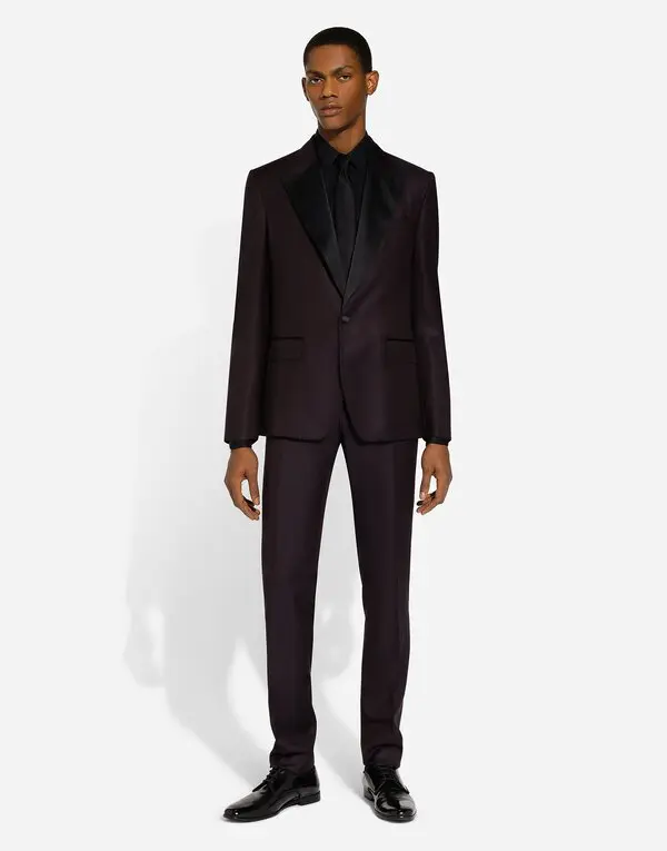 Dolce & Gabbana Single-breasted Tuxedo Suit Suits And Blazers - Multicolor