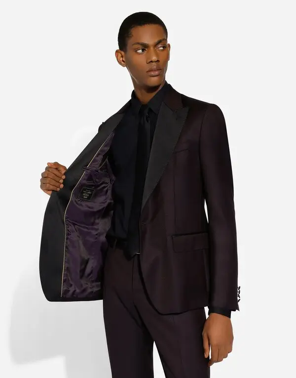 Dolce & Gabbana Single-breasted Tuxedo Suit Suits And Blazers - Multicolor
