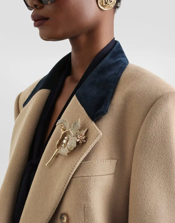 Dolce & Gabbana Double-breasted Cashmere Jacket - Beige