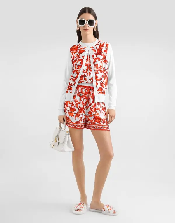 Dolce & Gabbana Cardigan C/bottoni Sweaters And Cardigans - Multicolor