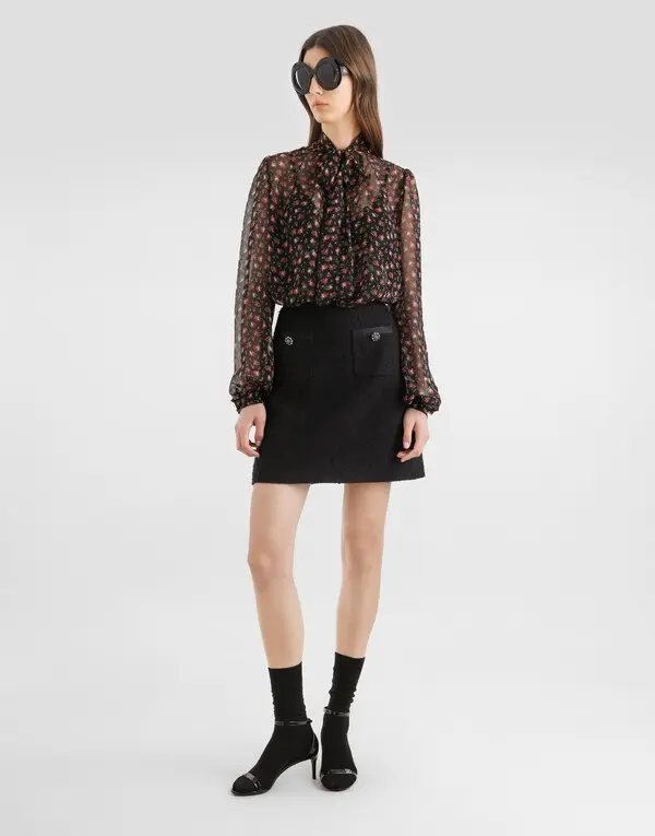 Dolce & Gabbana Rachel Basketweave Skirt