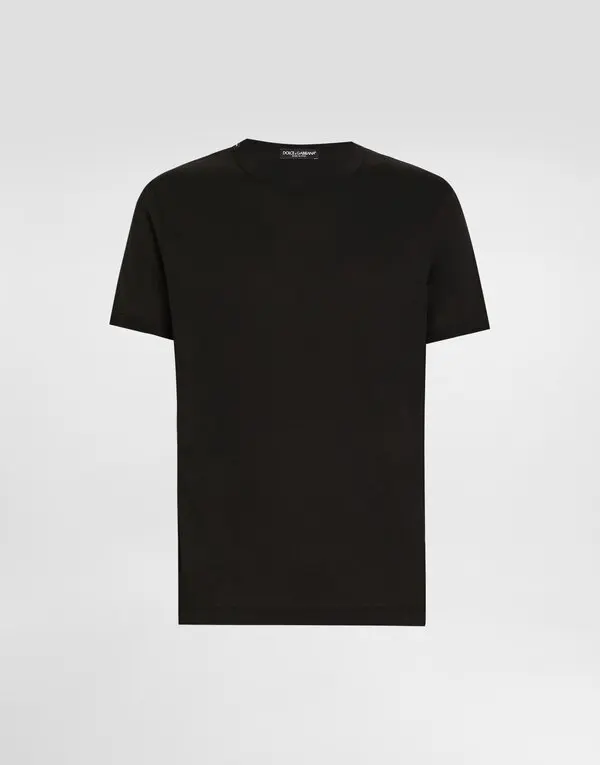 Dolce & Gabbana T-shirt M/corta Giro T-shirts And Polos - Black