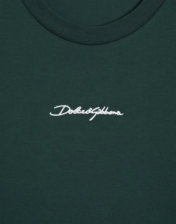 Dolce & Gabbana T-shirt M/corta Giro T-shirts And Polos - Green