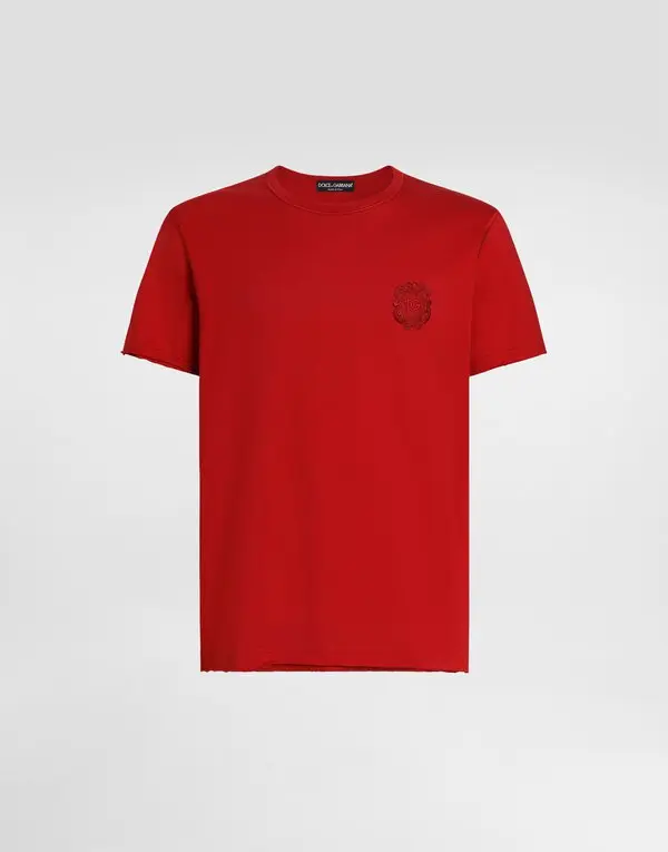 Dolce & Gabbana T-shirt M/corta Giro T-shirts And Polos - Red