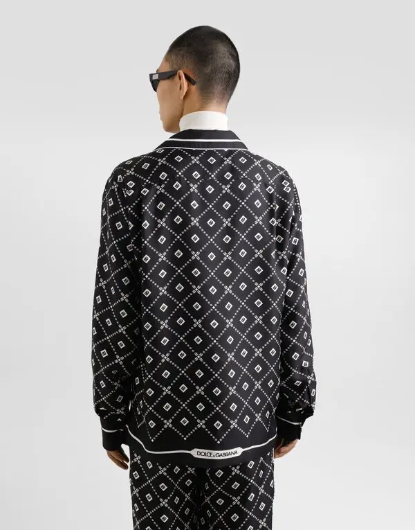 Dolce & Gabbana Silk Twill Vanity Shirt Shirts