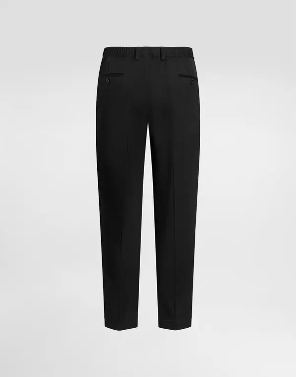 Dolce & Gabbana Wool Canvas Trousers Pants And Shorts