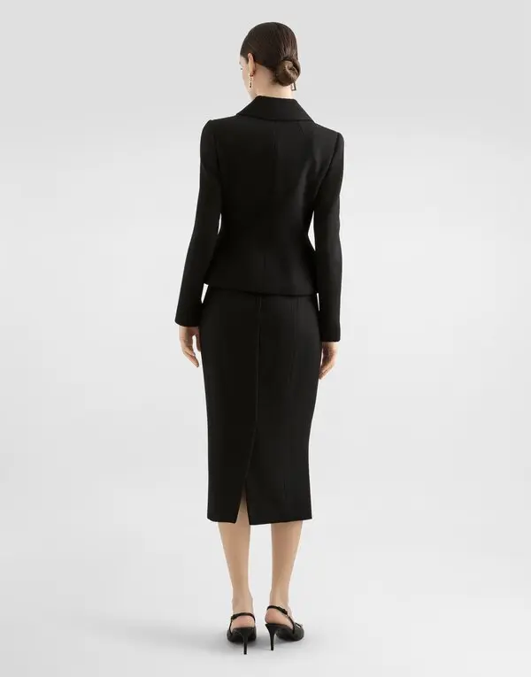 Dolce & Gabbana Single-breasted Virgin Wool Jacket Blazers Wool