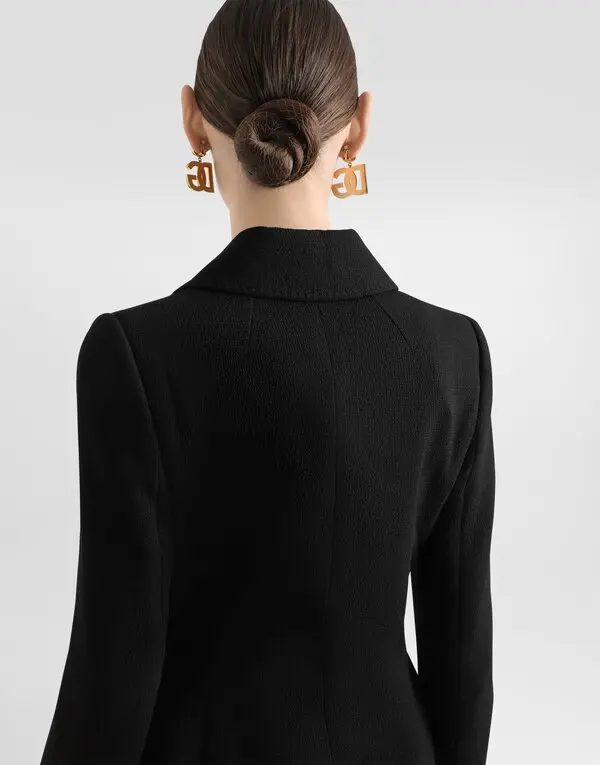 Dolce & Gabbana Single-breasted Virgin Wool Jacket Blazers Wool