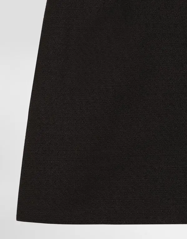 Dolce & Gabbana Miniskirt In Fabric Skirts - Black