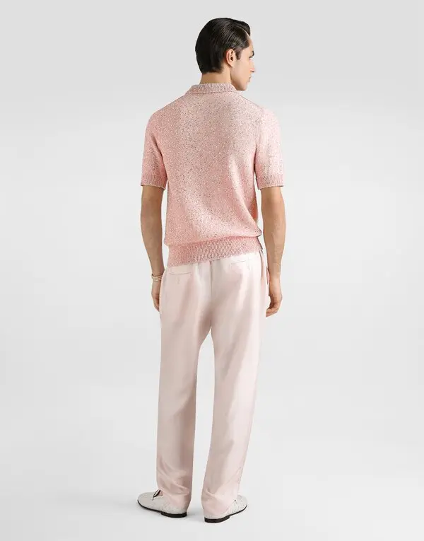 Dolce & Gabbana Polo M/c Sweaters And Cardigans - Pink