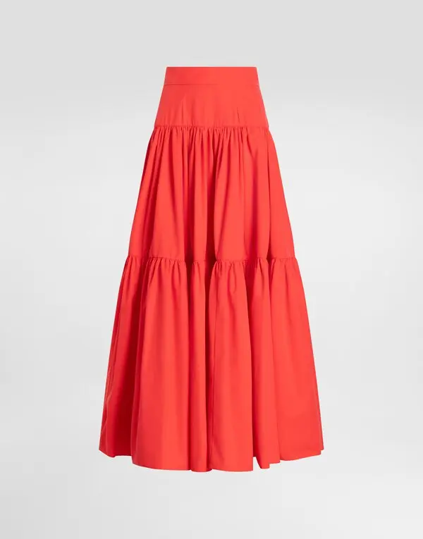Dolce & Gabbana Long Cotton Poplin Skirt� Skirts