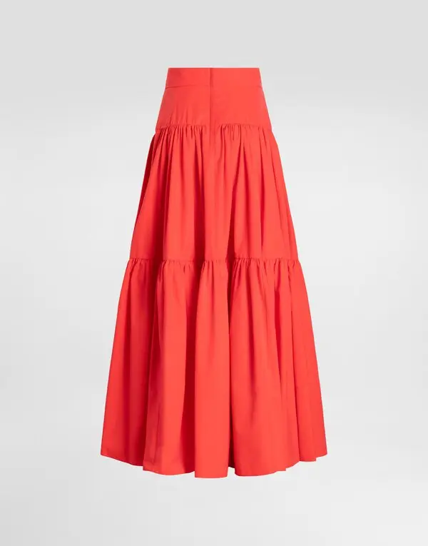 Dolce & Gabbana Long Cotton Poplin Skirt� Skirts