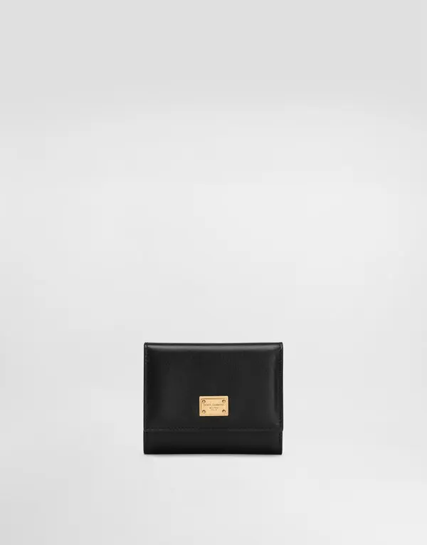 Dolce & Gabbana Plongé Calfskin Wallet Wallets And Small Leather Goods - Black