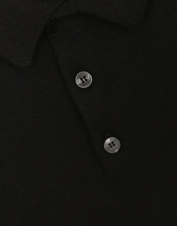 Dolce & Gabbana Polo M/c Sweaters And Cardigans - Black