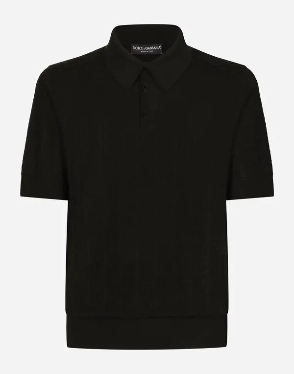 Dolce & Gabbana Polo M/c Sweaters And Cardigans - Black