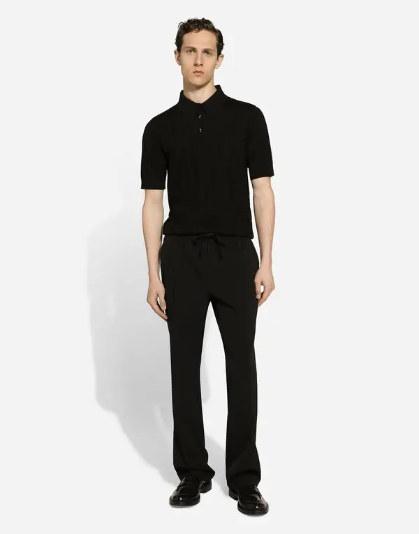Dolce & Gabbana Polo M/c Sweaters And Cardigans - Black