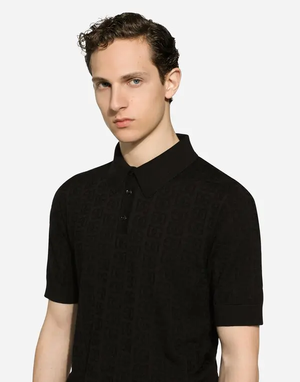Dolce & Gabbana Polo M/c Sweaters And Cardigans - Black